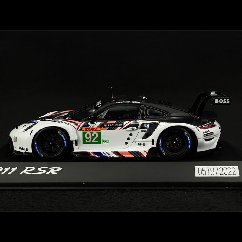 Porsche 911 RSR Type 991 n° 92 Goodbye 3rd 8h Bahrein 2022 1/43 Spark ...