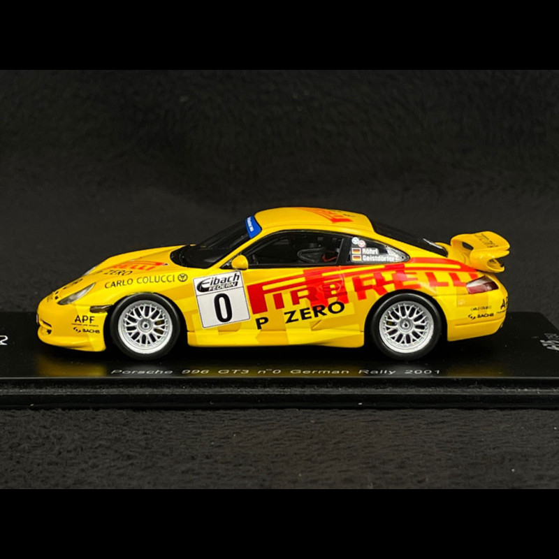 Porsche 911 GT3 Type 996 Nr 0 Rallye Deutschland 2001 Pirelli 1/43 ...