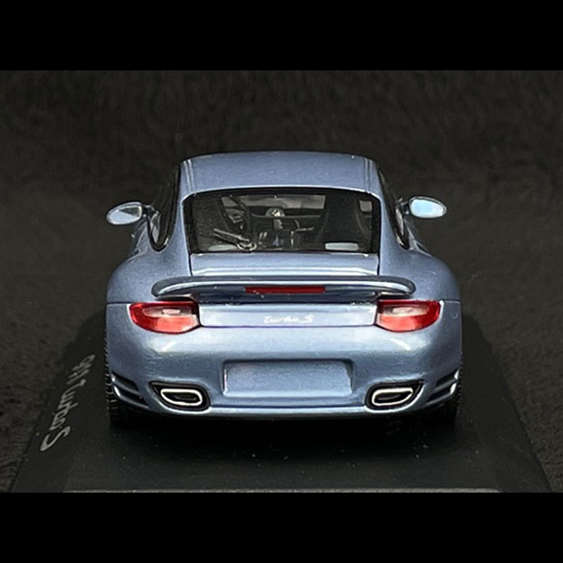 Porsche 911 Turbo S type 997 Mk II 2011 Ice blue metallic 1/43 ...