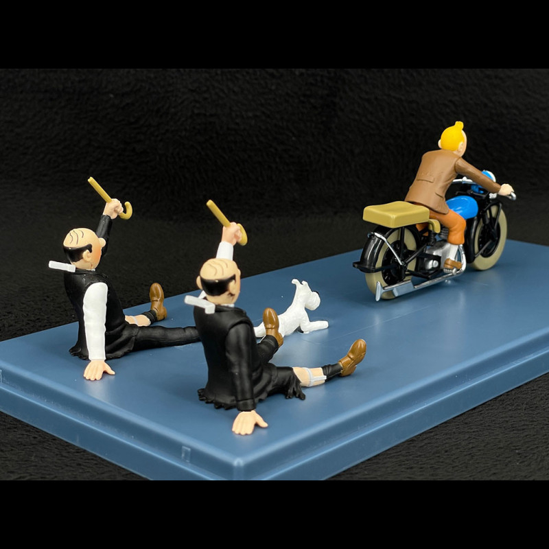 Tintin Tintin's motorcycle - King Ottokar's Sceptre - Blue 1/24 29970