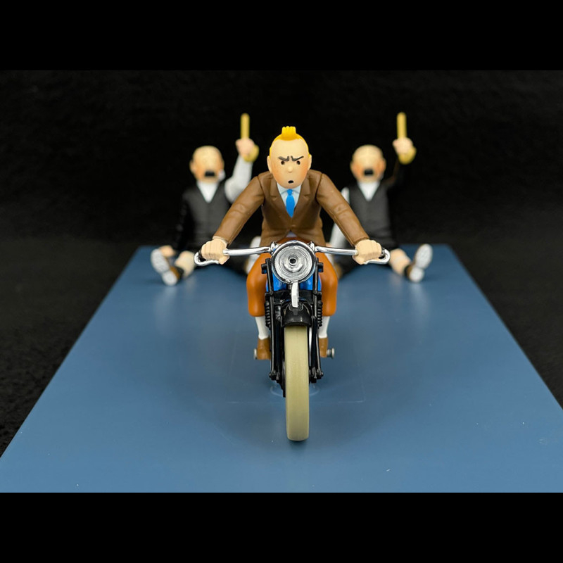 Tintin Tintin's motorcycle - King Ottokar's Sceptre - Blue 1/24 29970