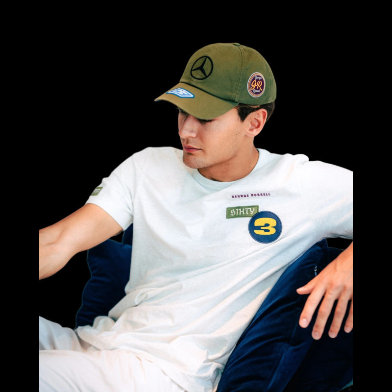 Mercedes AMG Hat F1 Team George Russell Vintage Khaki 701223444-001 ...