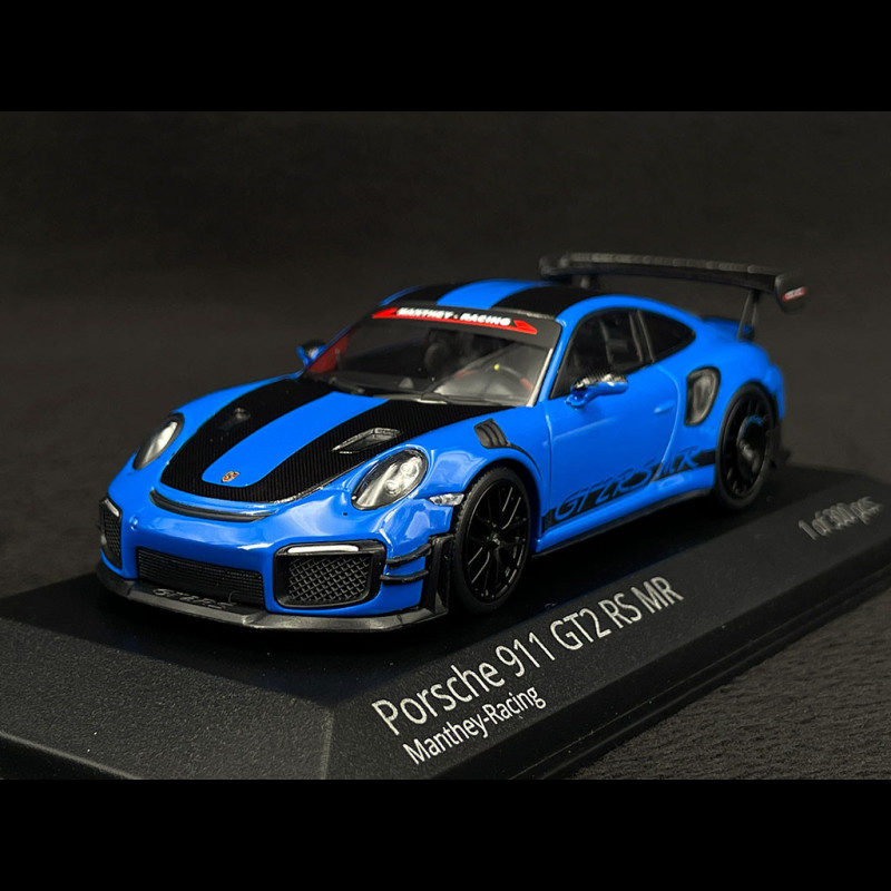 Porsche 911 GT2 RS MR Type 991 2018 Sharkblau / Schwarz 1/43 Minichamps ...