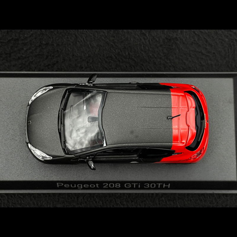 Peugeot 208 GTi 30th 2014 Noir mat / Rouge 1/43 Norev 472821