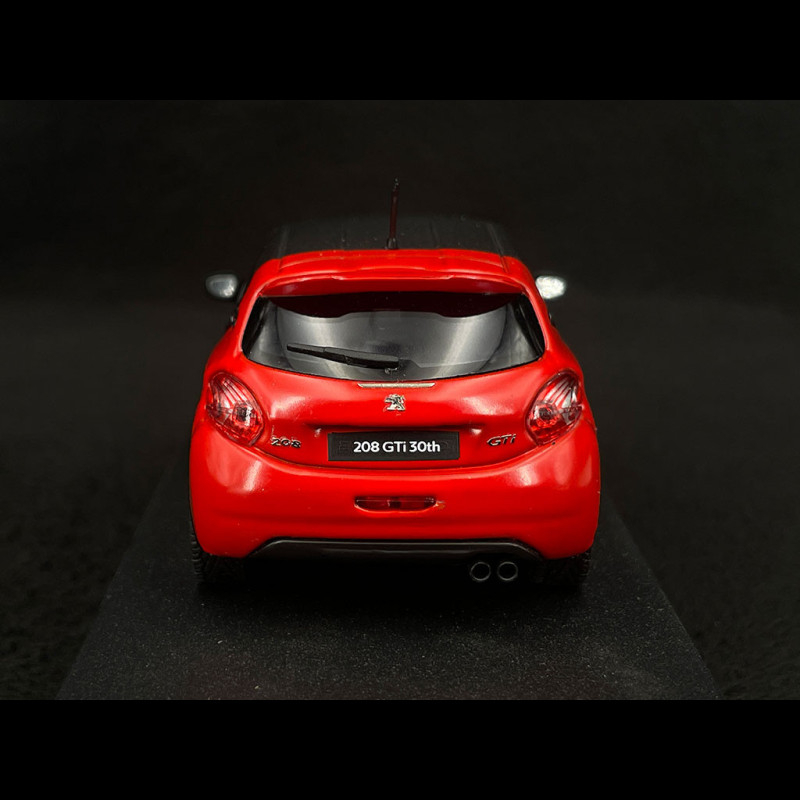 Peugeot 208 GTi 30th 2014 Noir mat / Rouge 1/43 Norev 472821