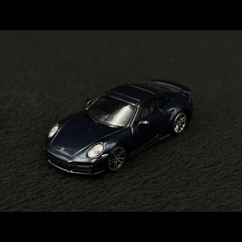 Porsche 911 Turbo S Type 992 2020 Night blue metallic 1/87 Minichamps ...