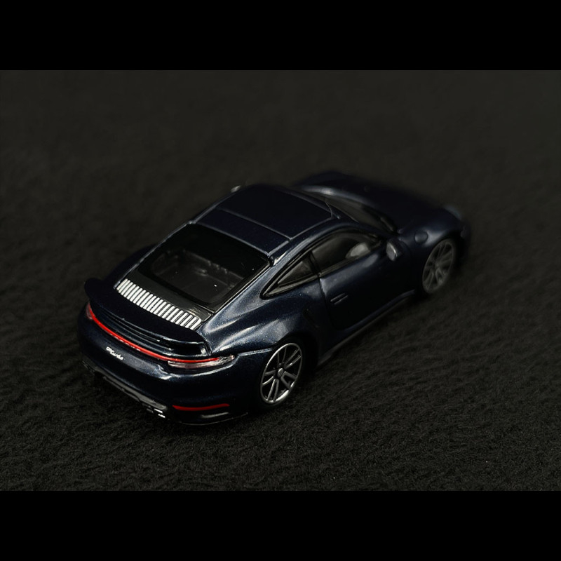 Porsche 911 Turbo S Type 992 2020 Night blue metallic 1/87 Minichamps ...