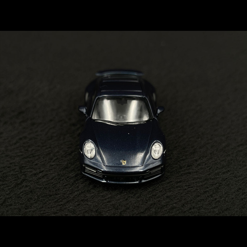 Porsche 911 Turbo S Type 992 2020 Night blue metallic 1/87 Minichamps ...