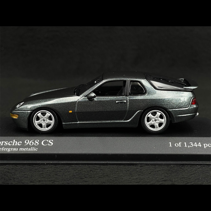 Porsche 968 CS 1993 Slate Grey 1/43 Minichamps 400062322