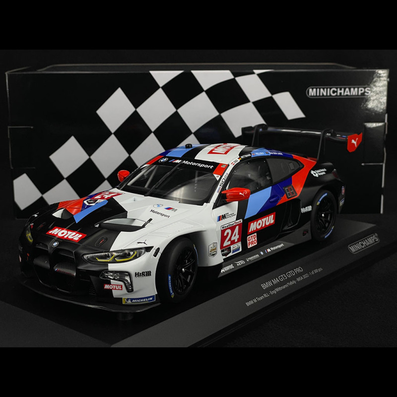 BMW M4 GT3 GTD Pro n° 24 IMSA 2022 1/18 Minichamps 155222024