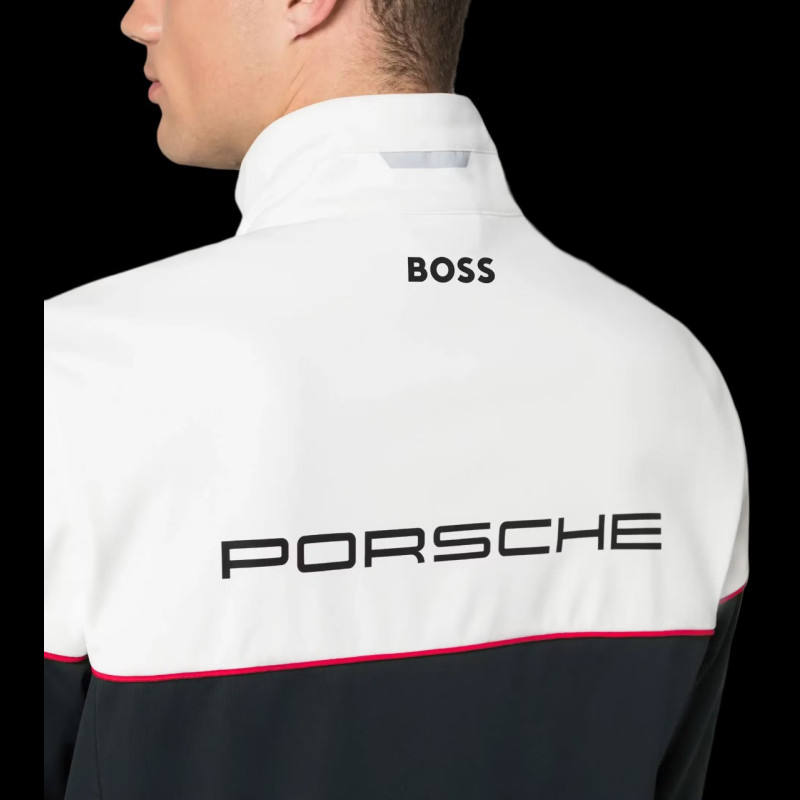 Porsche Boss Jacke Motorsport Softshell schwarz / weiß WAP435P0MS - Herren