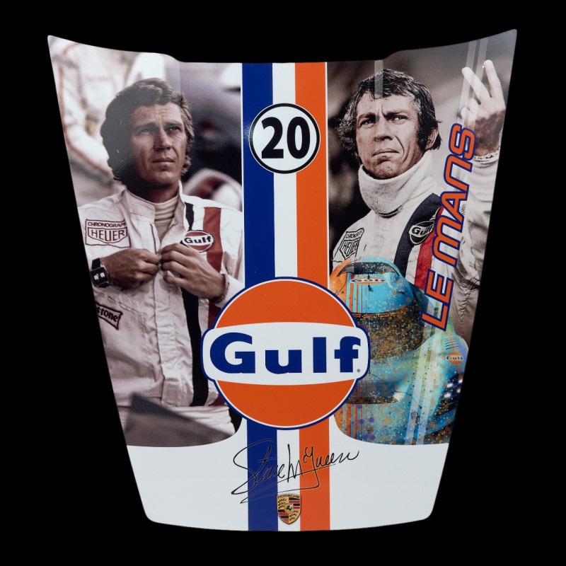 Capot Gulf Steve McQueen Décoration murale Aluminium Dibond CS-06