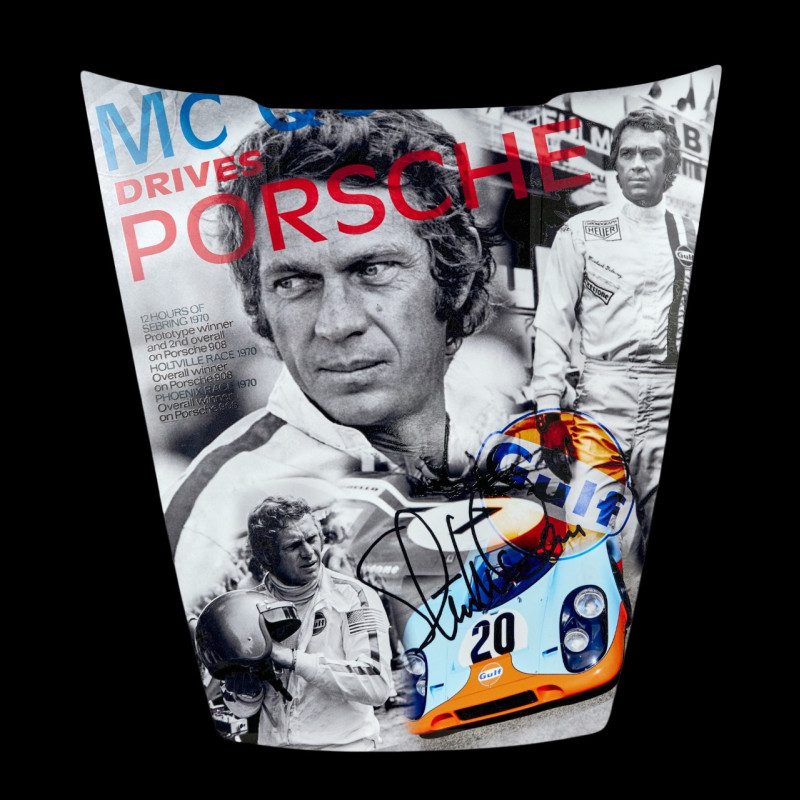 Gulf Steve McQueen Bonnet Wall Decoration Aluminium Dibond CS-07