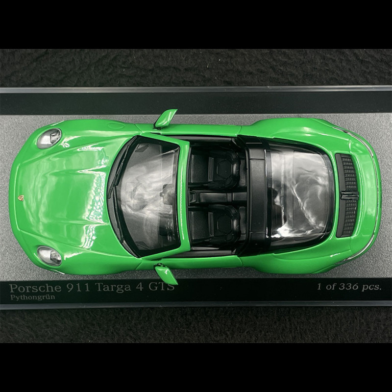 Porsche 911 Targa 4 GTS Type 992 2022 Python Green 1/43 Minichamps ...