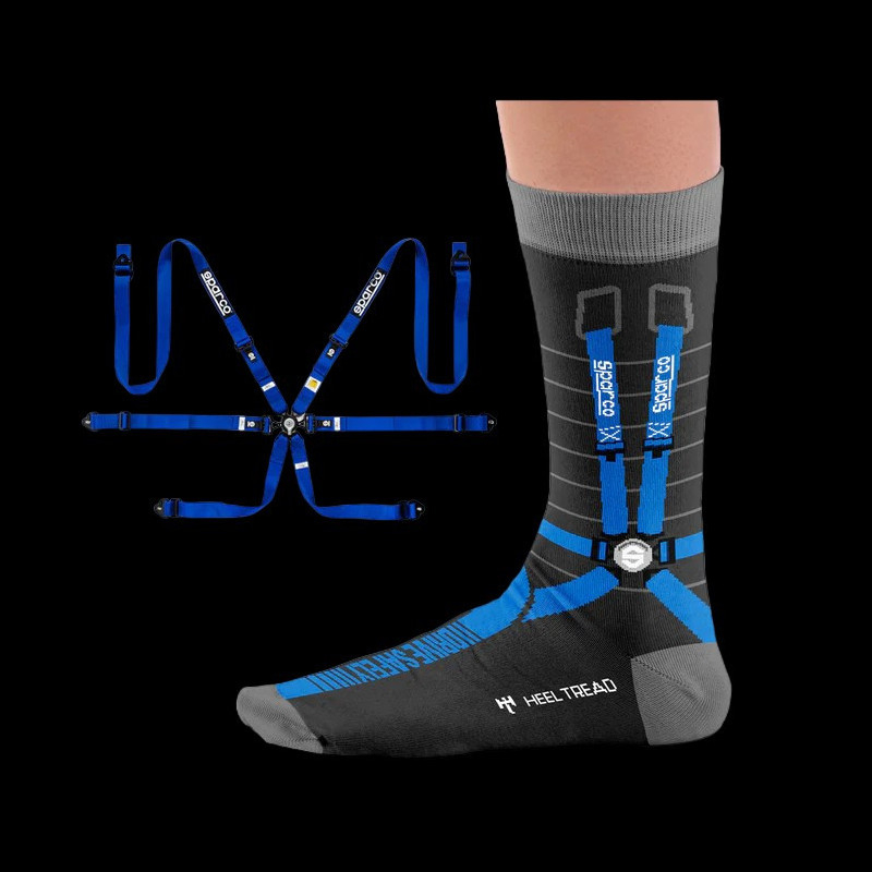 Inspiration Sparco Harness socks Black / Blue - unisex