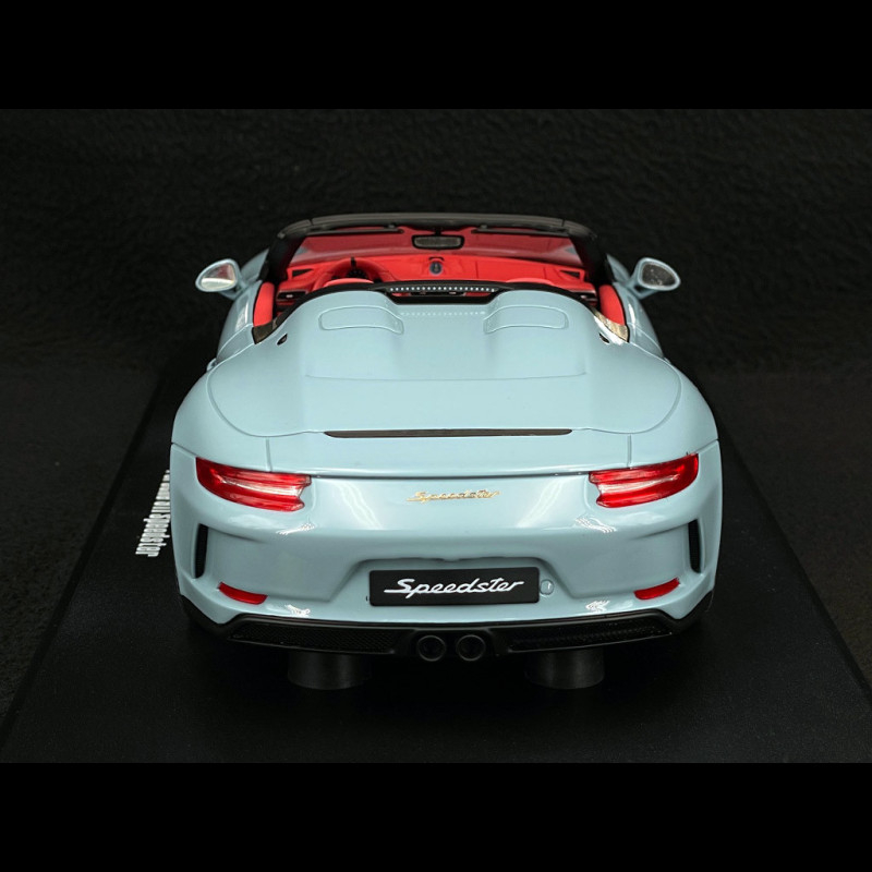 Porsche 911 Speedster Type 991 2019 Bleu Meissen 1/18 GT Spirit GT408