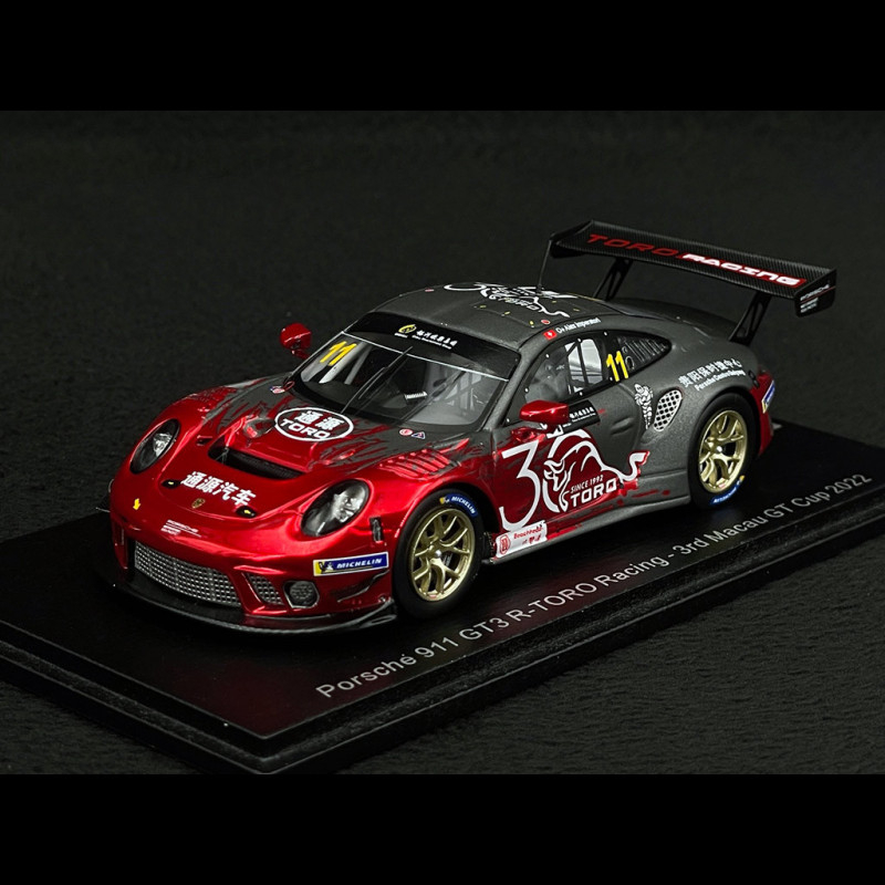 Porsche 911 GT3 R 992 Type N° 11 3rd GT Cup Macau 2022 Toro Racing 1/43 ...