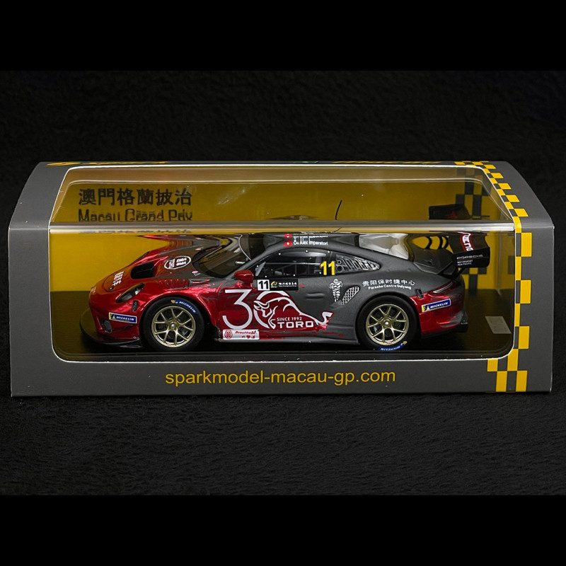 Porsche 911 GT3 R 992 Type N° 11 3rd GT Cup Macau 2022 Toro Racing 1/43 ...