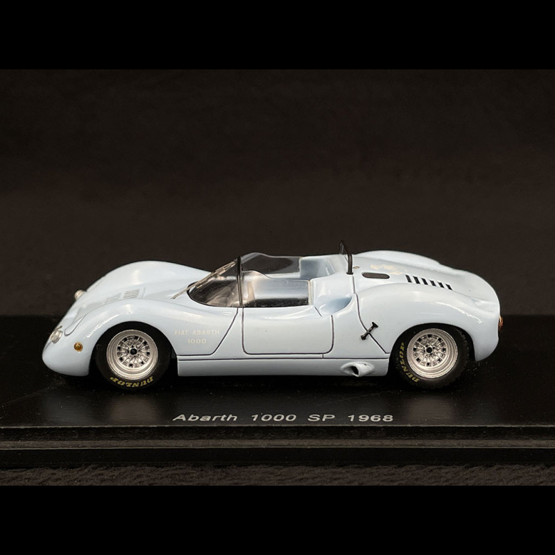 Fiat Abarth 1000 SP Sport Spider 1968 Light blue 1/43 Spark S1331