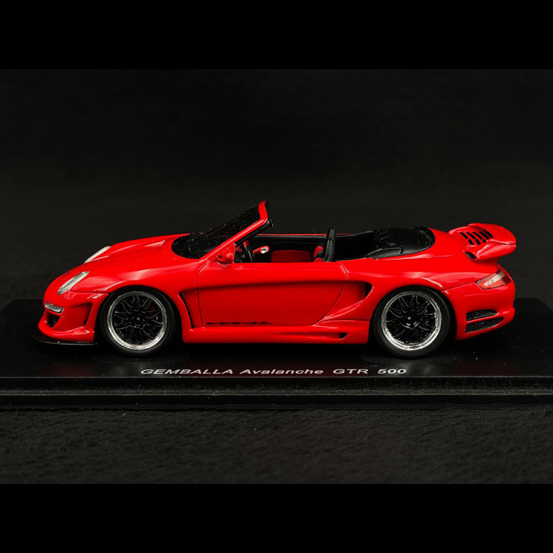 Porsche 911 Gemballa GTR 500 Avalanche Cabriolet 2007 Red 1/43 Spark S0729