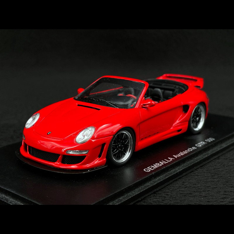Porsche 911 Gemballa GTR 500 Avalanche Cabriolet 2007 Red 1/43 Spark S0729