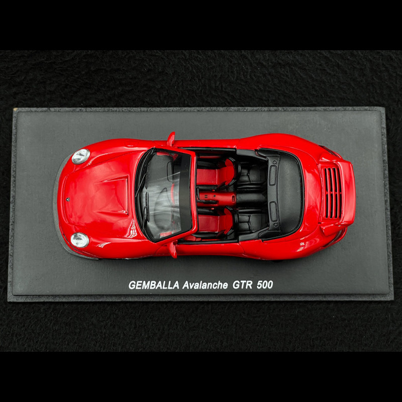 Porsche 911 Gemballa GTR 500 Avalanche Cabriolet 2007 Red 1/43 Spark S0729