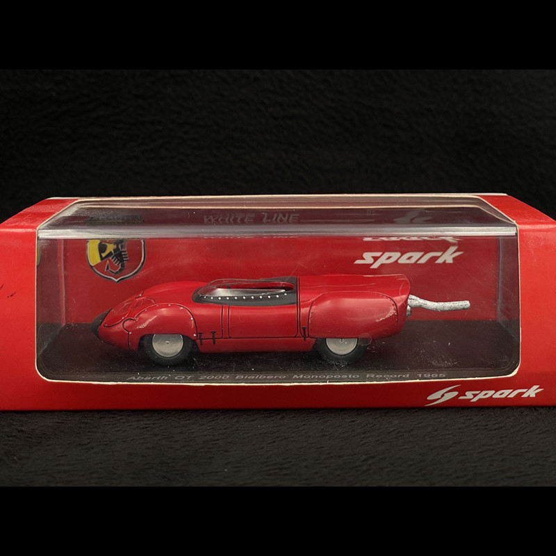 Fiat Abarth OT 2000 Bialbero Monoposto Record 1965 Red 1/43 Spark S1330