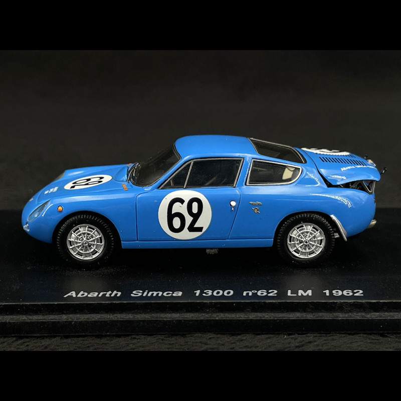 Abarth Simca 1300 N° 62 24h Le Mans 1962 1/43 Spark S1307