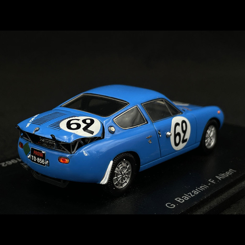Abarth Simca 1300 N° 62 24h Le Mans 1962 1/43 Spark S1307