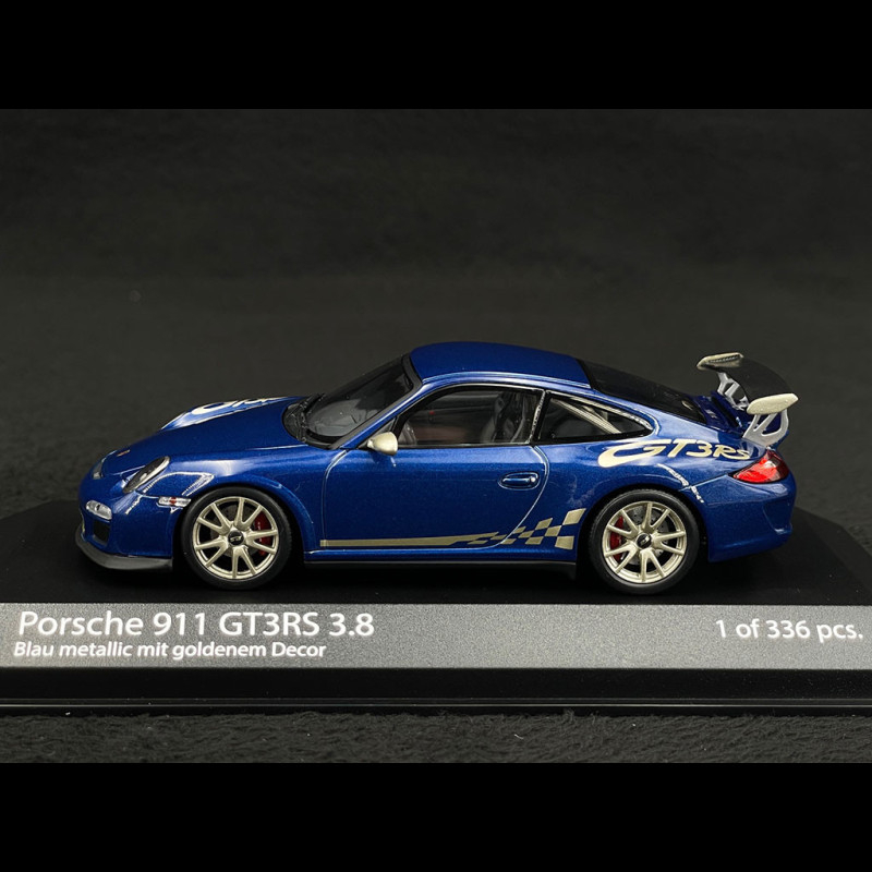 Porsche 911 GT3 RS 3.8 Type 997 mkII 2009 Aqua blue metallic 1/43 ...