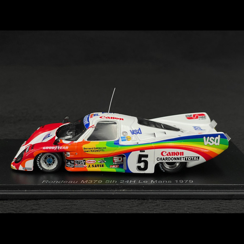 Rondeau M379 N° 5 5ème 24h Le Mans 1979 VSD Canon 1/43 Spark S8453