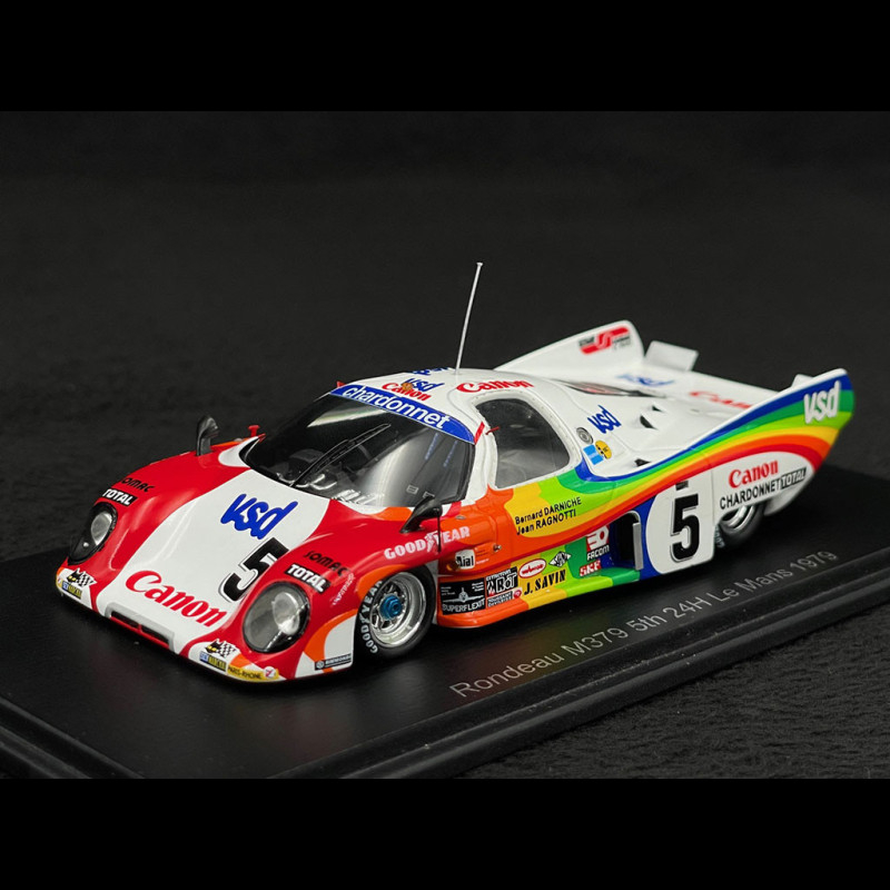 Rondeau M379 N° 5 5ème 24h Le Mans 1979 VSD Canon 1/43 Spark S8453