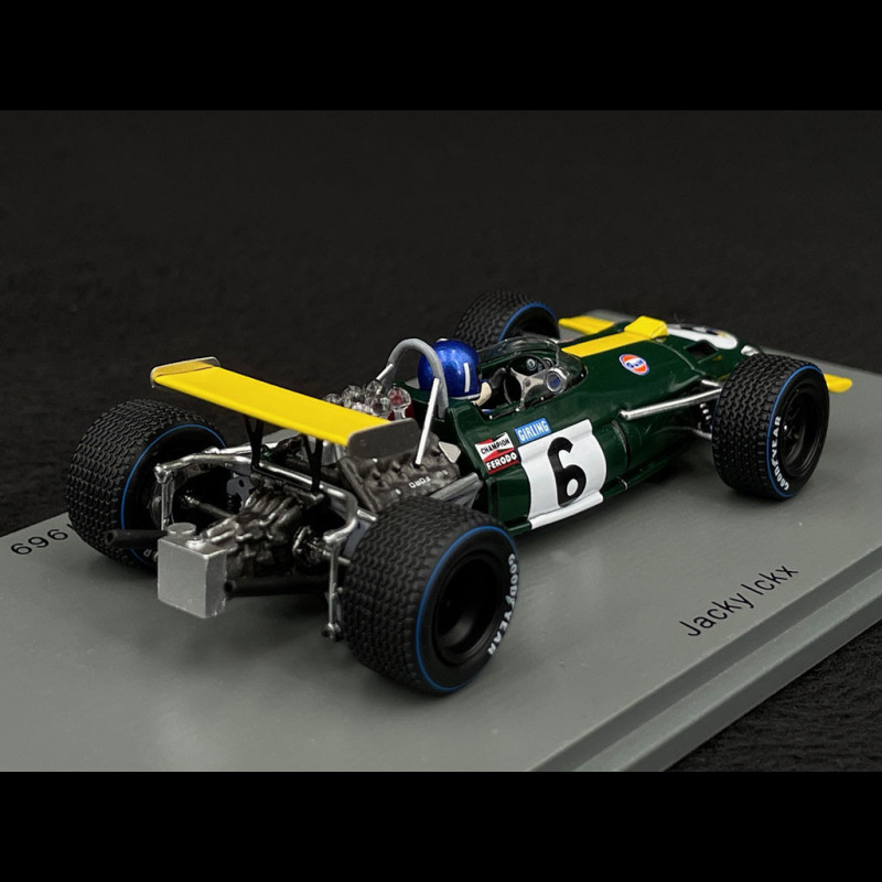 Jacky Ickx Brabham BT26A n° 6 Winner German Grand Prix 1969 F1 1/43 Spark S8321