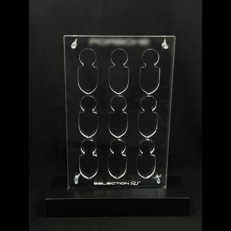 Porsche Key Ring Display Porsche 9 slots Black