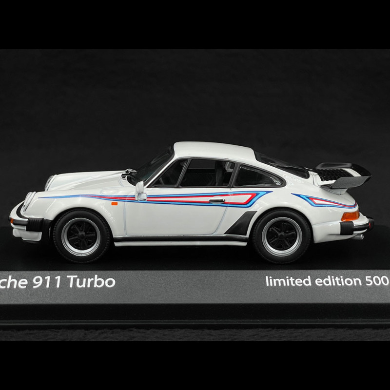 Porsche 911 Turbo Type 930 1976 Martini Racing White 1/43 Minichamps ...
