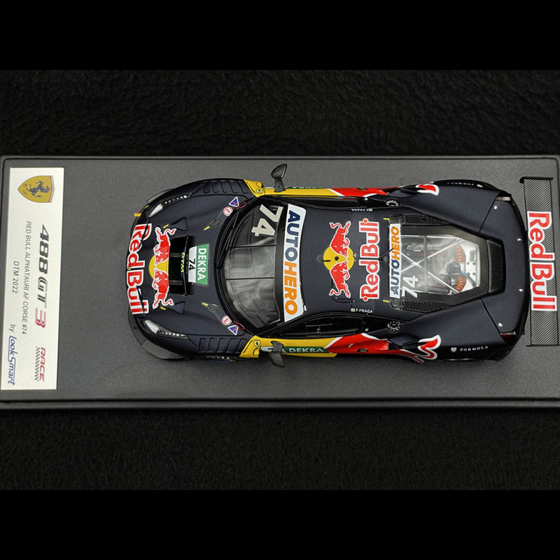 Ferrari 488 GT3 Evo n° 74 Red Bull DTM 2022 1/43 LookSmart LSRC156