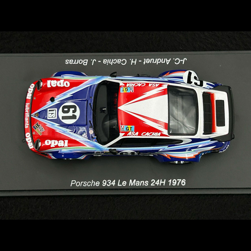 Porsche 934 n° 61 24h Le Mans 1976 1/43 Spark S9821