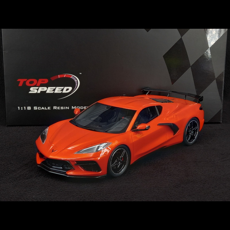 Chevrolet Corvette Stingray High Wing 2020 Sebring Orange 1/18 ...
