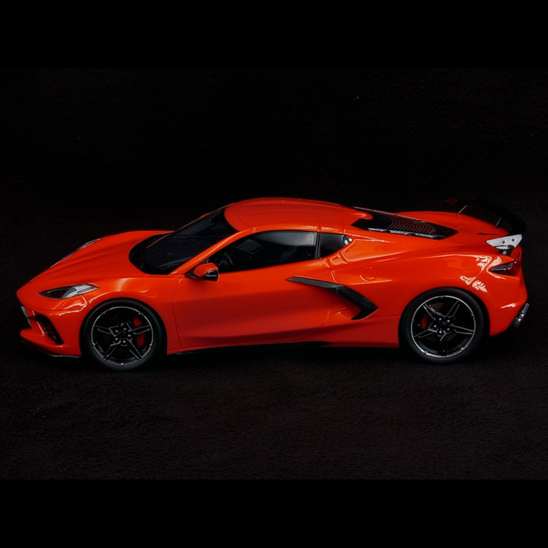 Chevrolet Corvette Stingray High Wing 2020 Sebring Orange 1/18 ...
