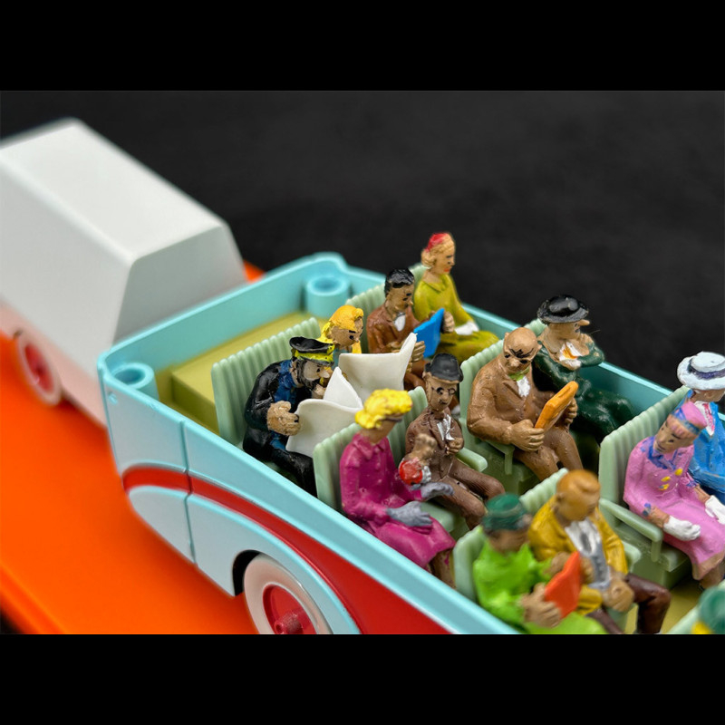 Tintin The Swissair Bus - The Calculus Affair - Blue / Red 1/43 29581