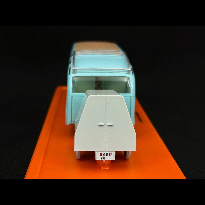 Tintin The Swissair Bus - The Calculus Affair - Blue / Red 1/43 29581
