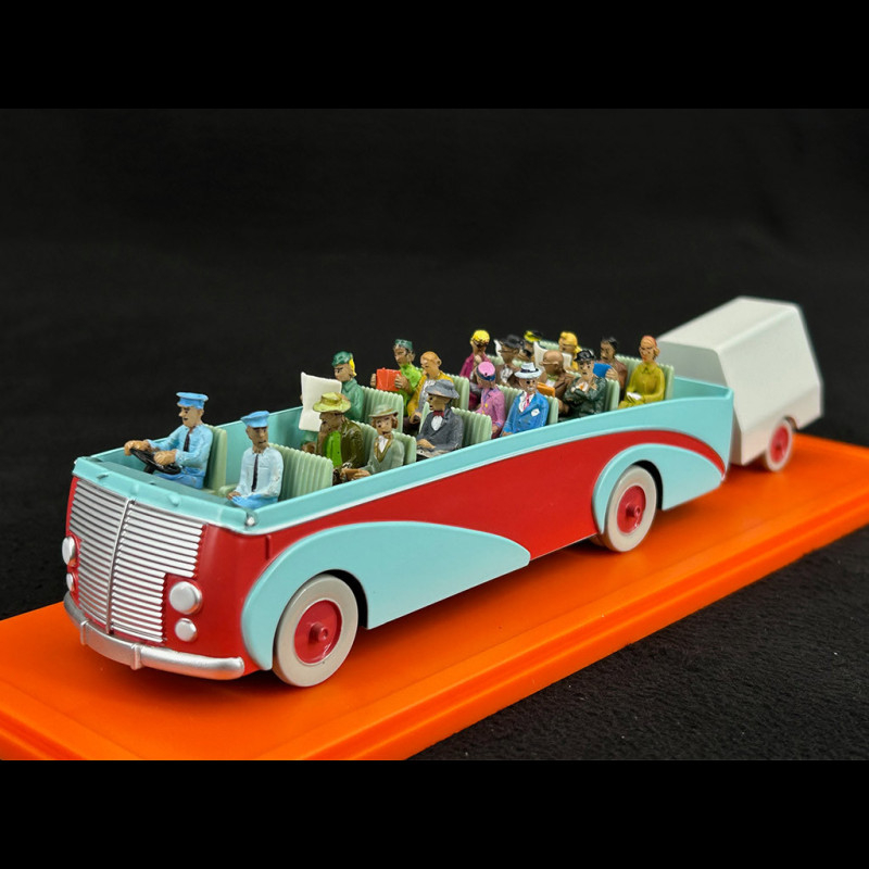 Tintin The Swissair Bus - The Calculus Affair - Blue / Red 1/43 29581