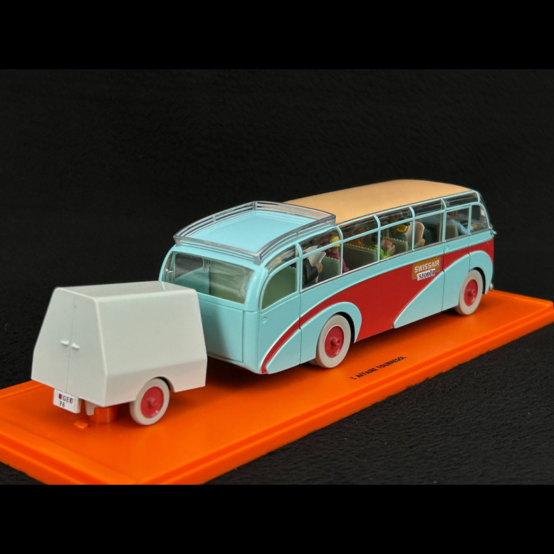 Tintin The Swissair Bus - The Calculus Affair - Blue / Red 1/43 29581