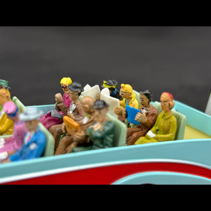 Tintin The Swissair Bus - The Calculus Affair - Blue / Red 1/43 29581