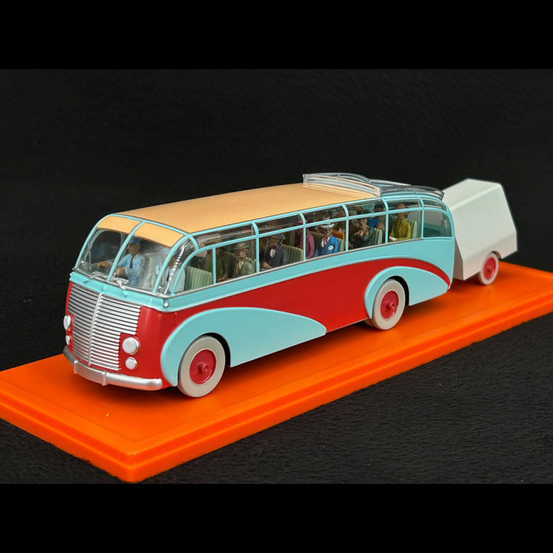 Tintin The Swissair Bus - The Calculus Affair - Blue / Red 1/43 29581