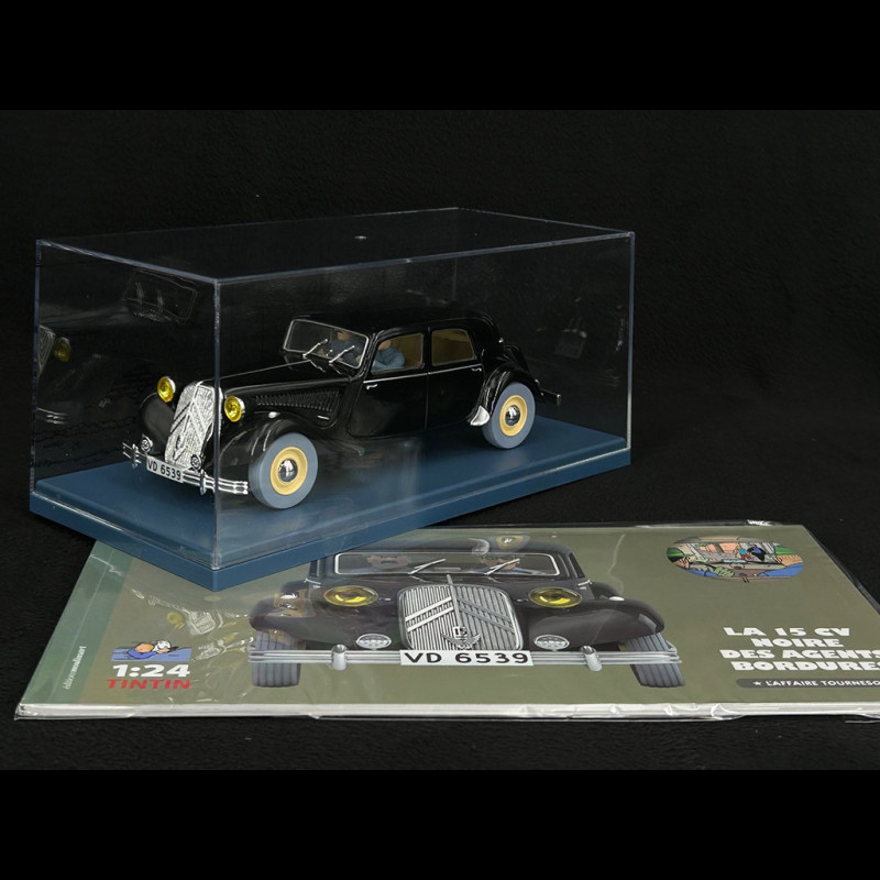 Tintin The 15 CV of Borduria Agents - The Calculus Affair - Black 1/24 ...
