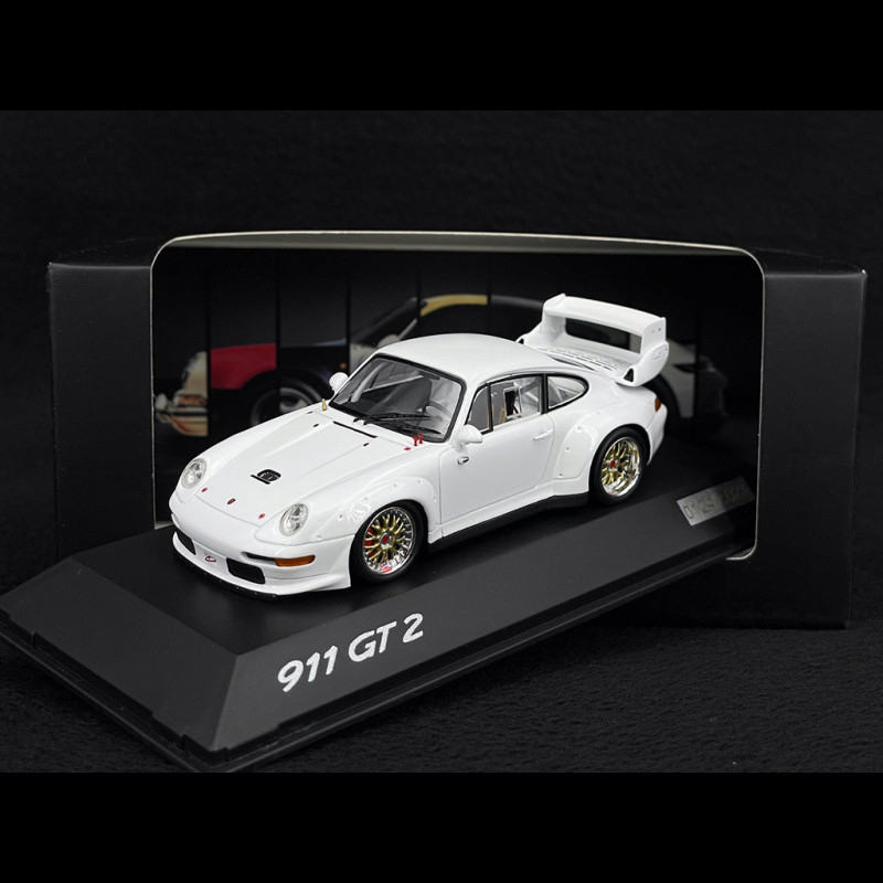 Porsche 911 GT2 Type 993 1995 Blanc neige 1/43 Spark WAP0202120RGT2