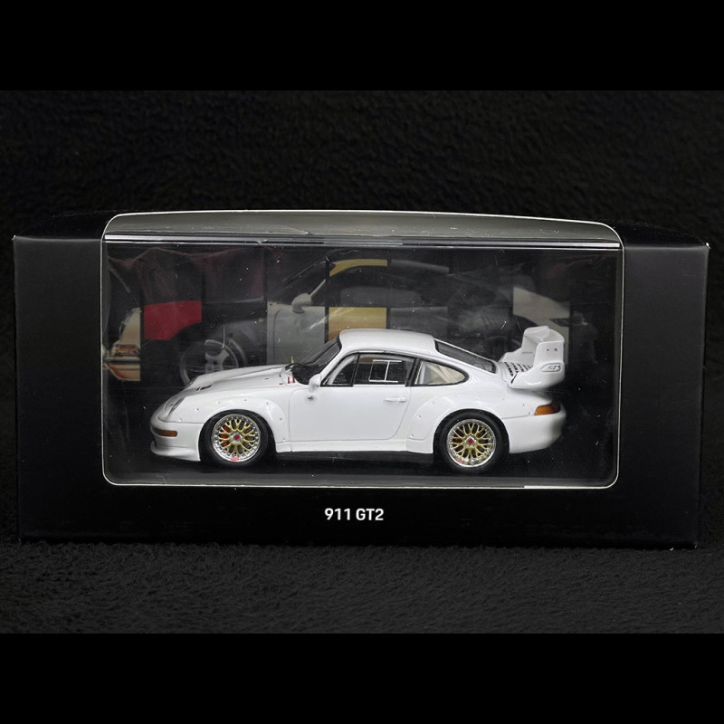 Porsche 911 GT2 Type 993 1995 Blanc neige 1/43 Spark WAP0202120RGT2