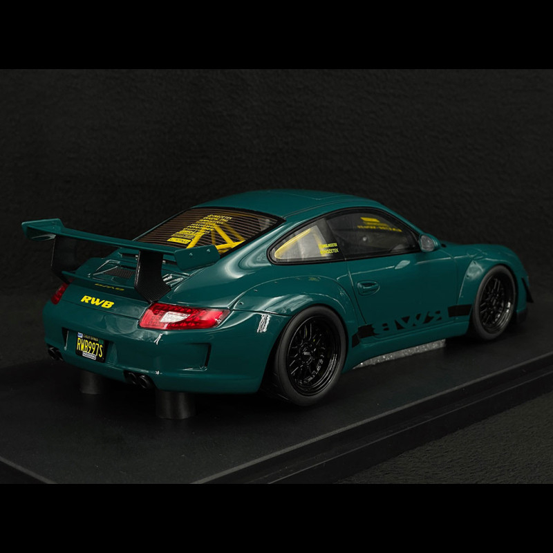 Porsche 911 Type 997 RWB Bodykit Syunkashuto 2023 Dunkelgrün 1/18 GT ...
