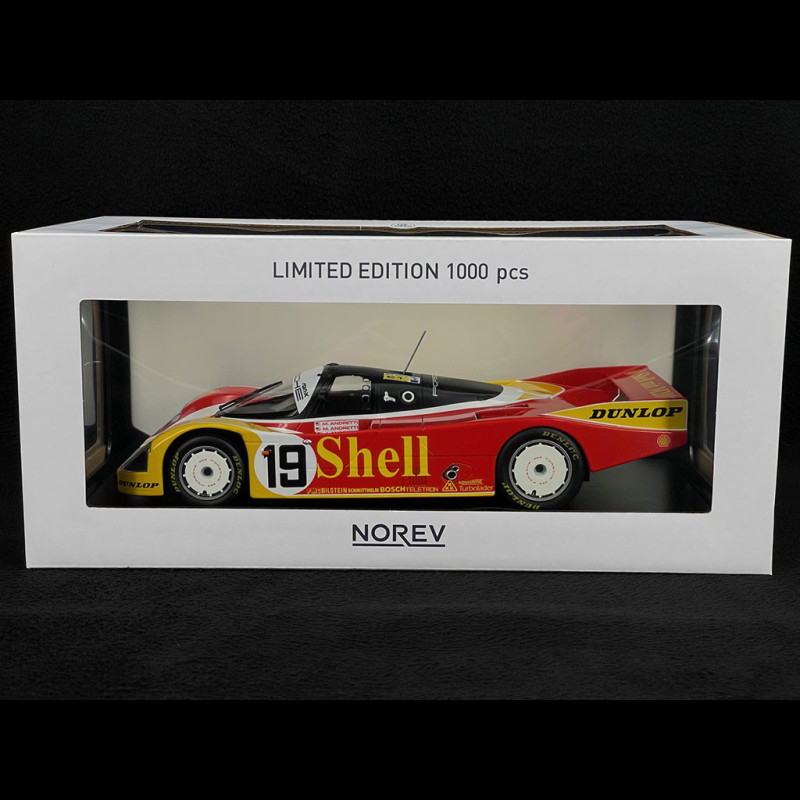 Porsche 962C N° 19 6th 24h Le Mans 1988 Porsche AG Shell 1/18 Norev 187415